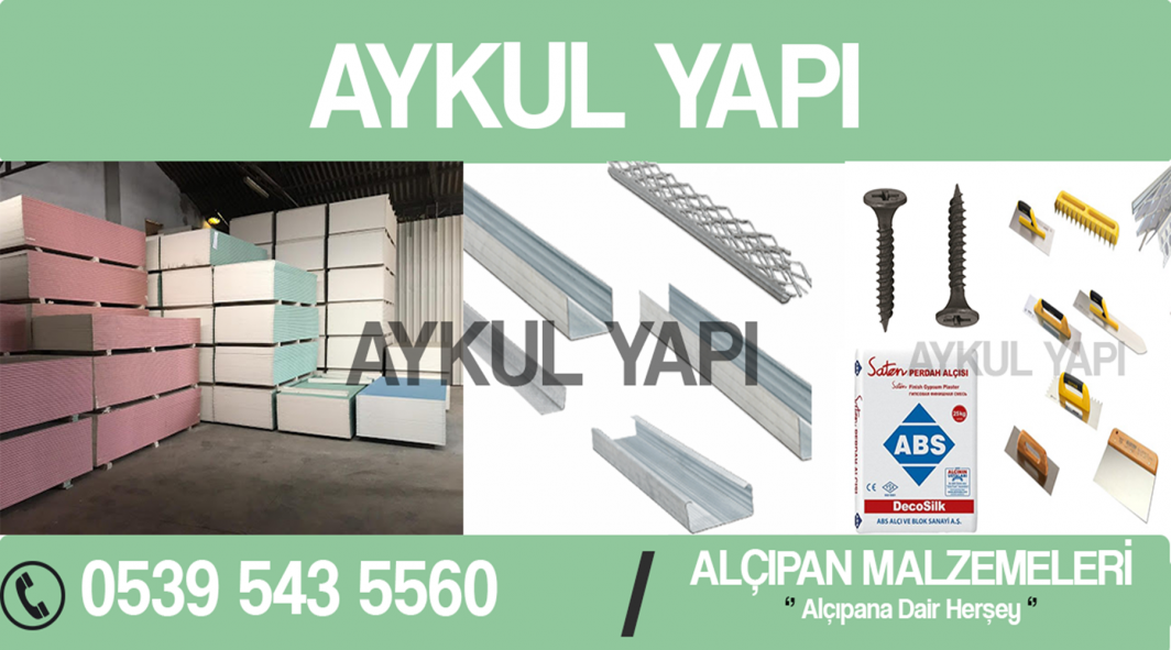 Alçıpanın Kullanıldığı Yerler Nelerdir? - ALCİPAN MALZEMELERİ